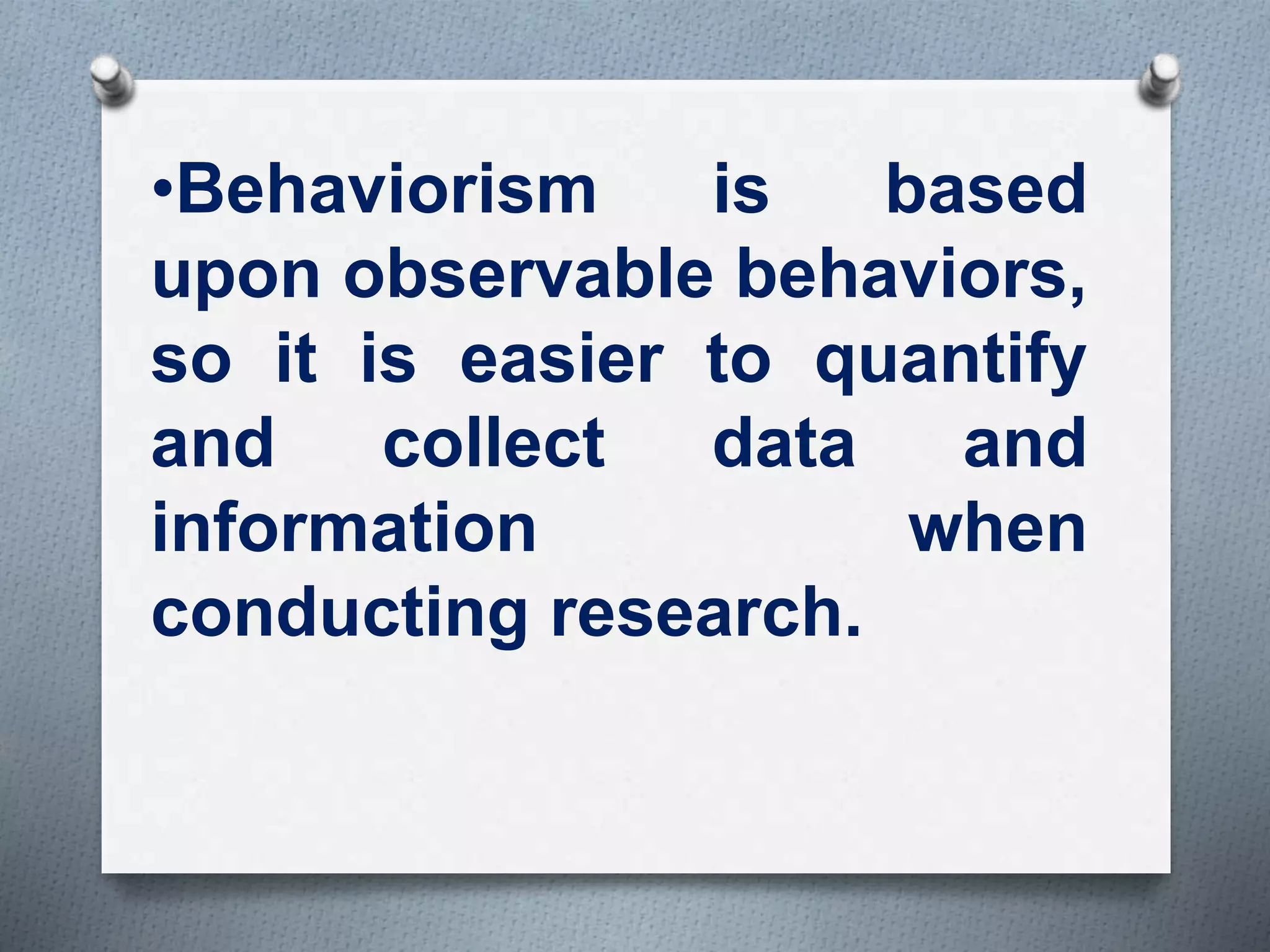 Behaviorism | PPTX