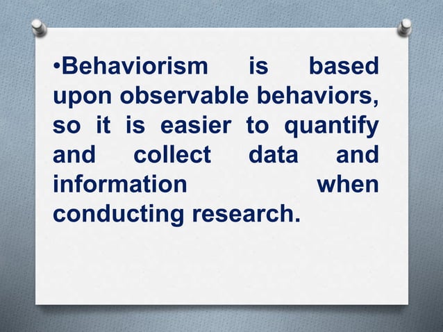 Behaviorism | PPTX