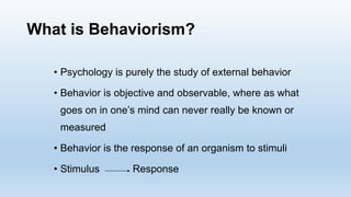 Behaviorism | PPTX