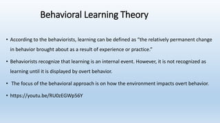 Behaviorism | PPTX
