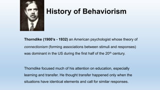 Behaviorism | PPTX
