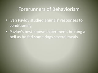 Behaviorism | PPT | Science