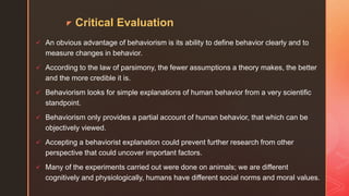 Behaviorism | PPT