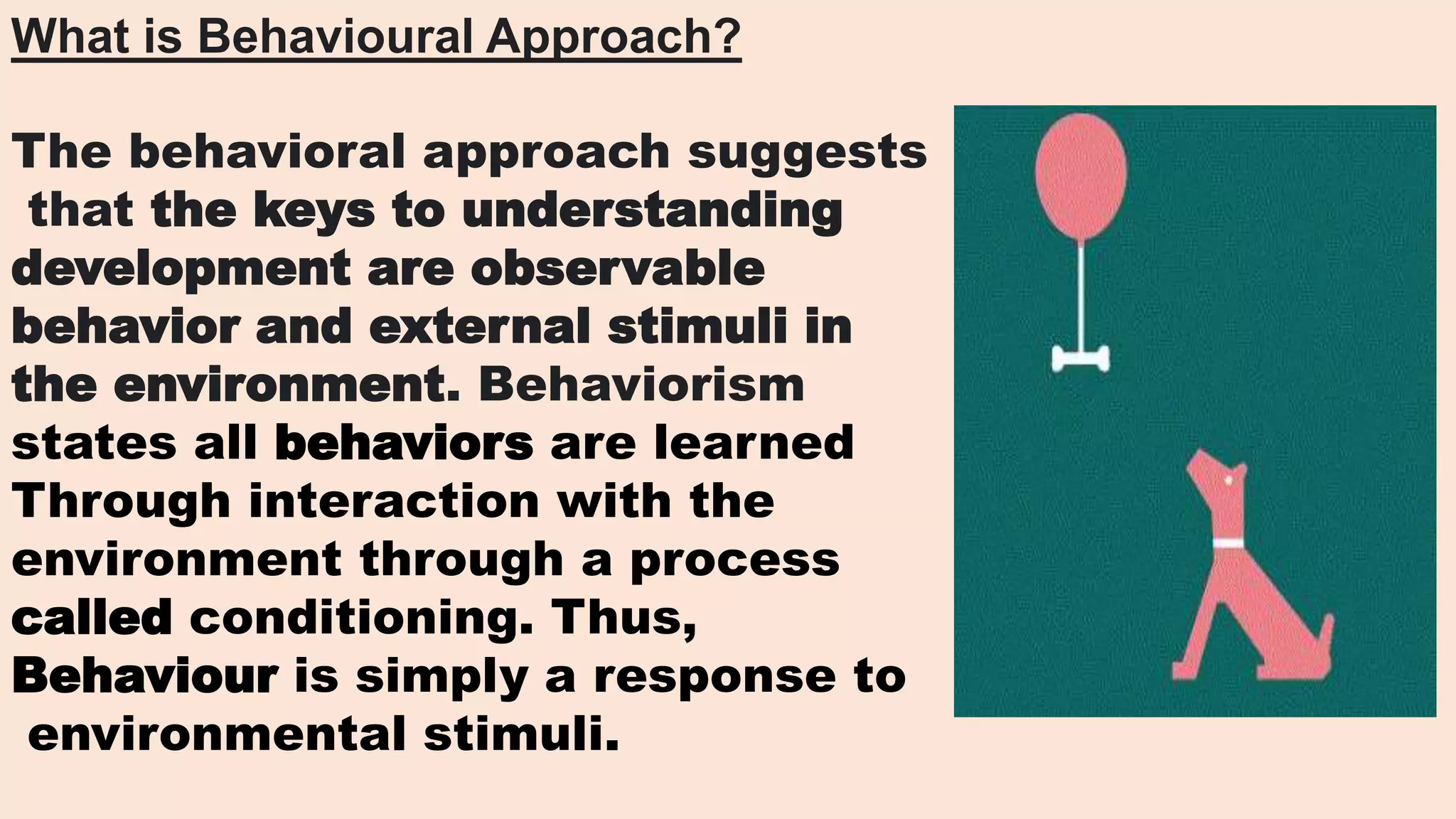 Behaviorism counselling approach | PPTX