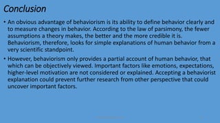 Behaviorism | PPT