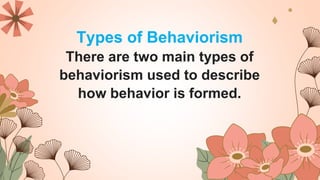 BEHAVIORISM. SOCIAL COGNITIVE THEORY PPT.pptx