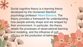 BEHAVIORISM. SOCIAL COGNITIVE THEORY PPT.pptx