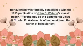 BEHAVIORISM. SOCIAL COGNITIVE THEORY PPT.pptx