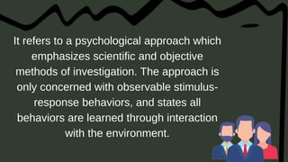 Behaviorism | PPT