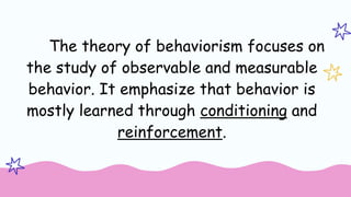 BEHAVIORISM.PPT in Facilitating Learner Centered Teaching.pptx