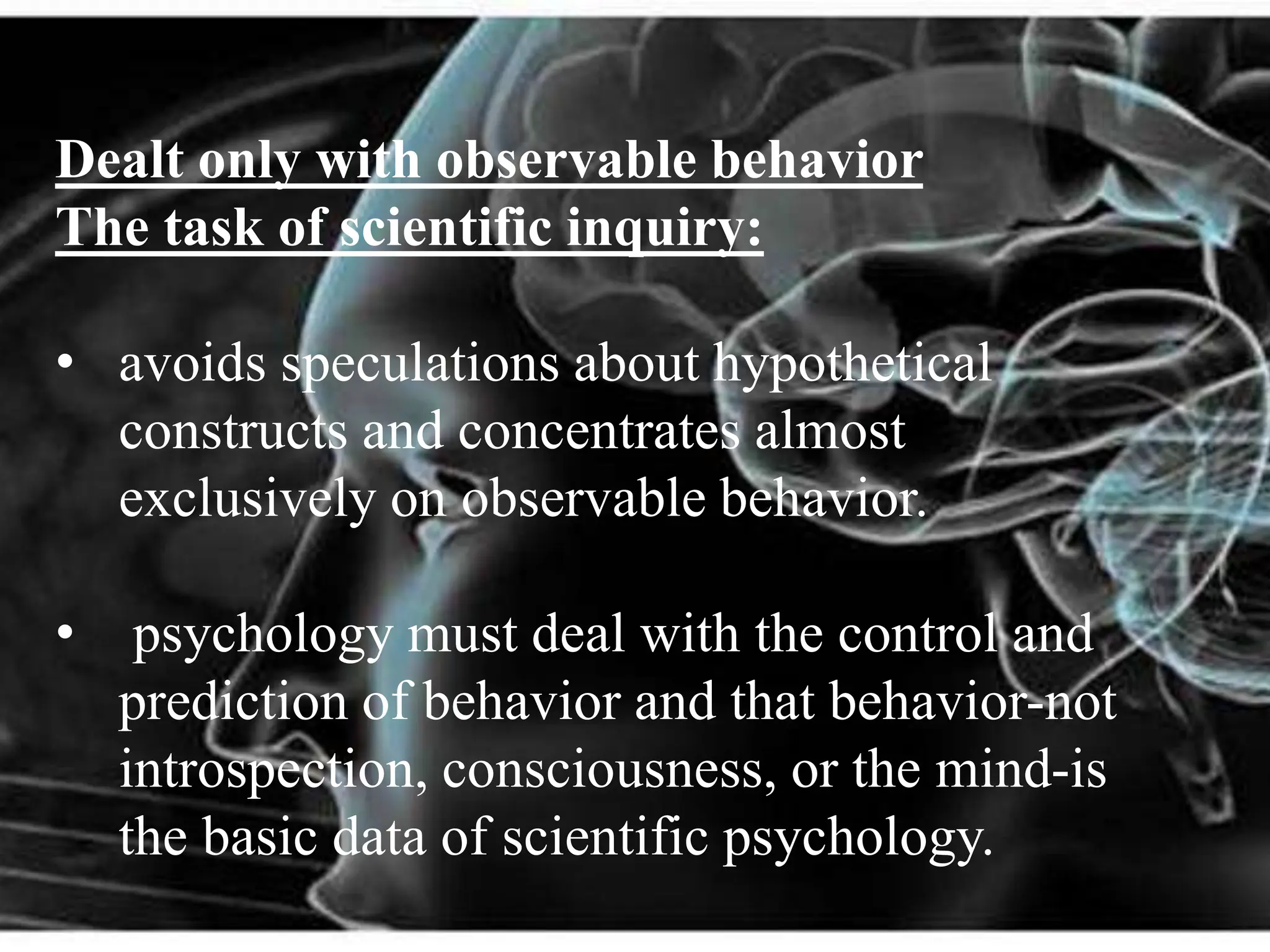 behaviorism adler skinner observable behavior scientific inquiry ...