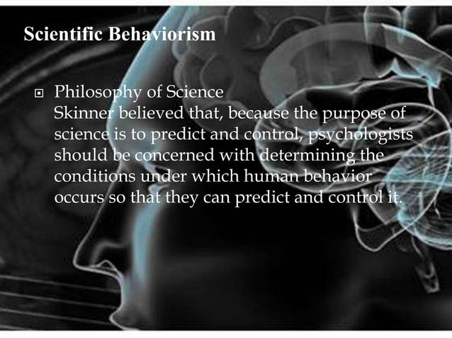 behaviorism adler skinner observable behavior scientific inquiry ...