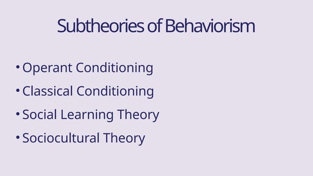Behaviorism AND OTHER THEORIES OF LEARNING.pptx