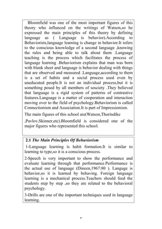 Behaviorism and-mentalism-and-language | PDF