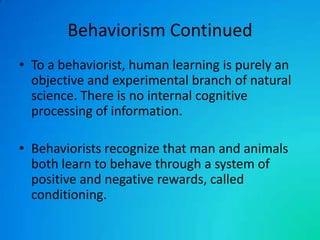 Behaviorism | PPTX