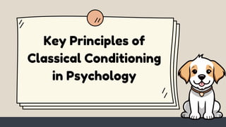 BEHAVIORISM - PAVLOVÞDIKE - CLASSICAL CONDITIONING | PDF