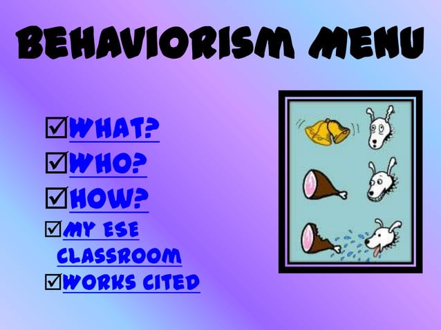 Behaviorism | PPTX