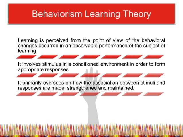Behaviorism and Cognitivism Learning Theories by Group 2 | PPTX | Education