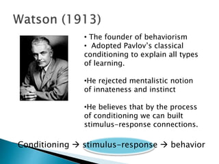Behaviorism and foreign language learning | PPTX