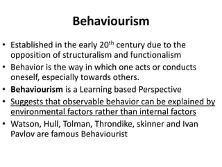 Behaviorism by rustam | PPT