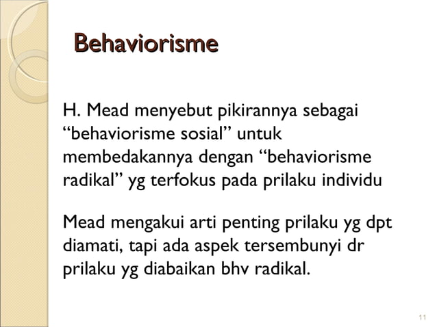 Behaviorisme | PPT