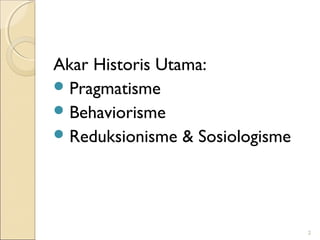 Behaviorisme | PPT