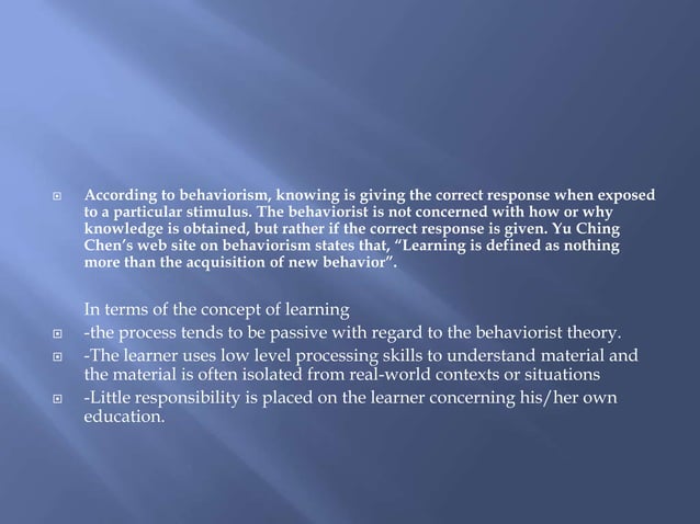 Behaviorismgroup | PPT