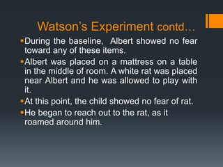 Behaviorism (john b watson) | PPTX