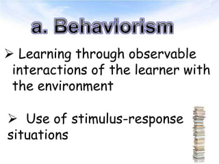 Behaviorism Learning Theory | PPTX