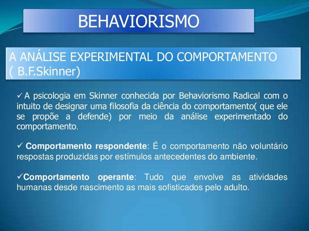 Behaviorismo