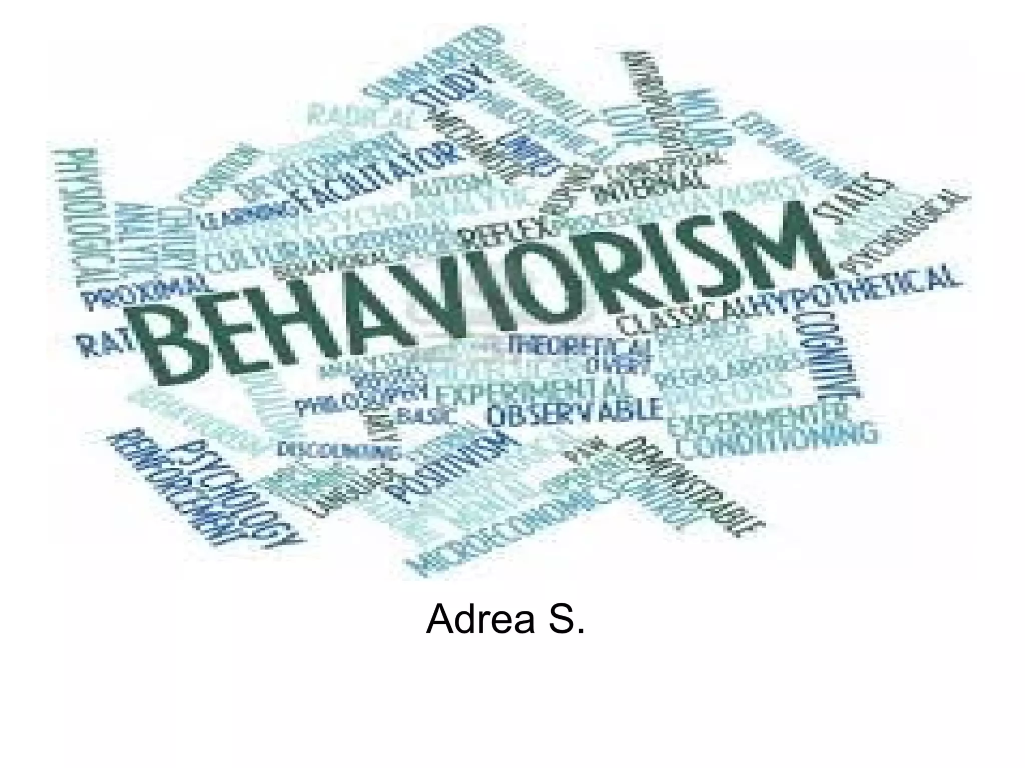 Behaviorism power point | ODP