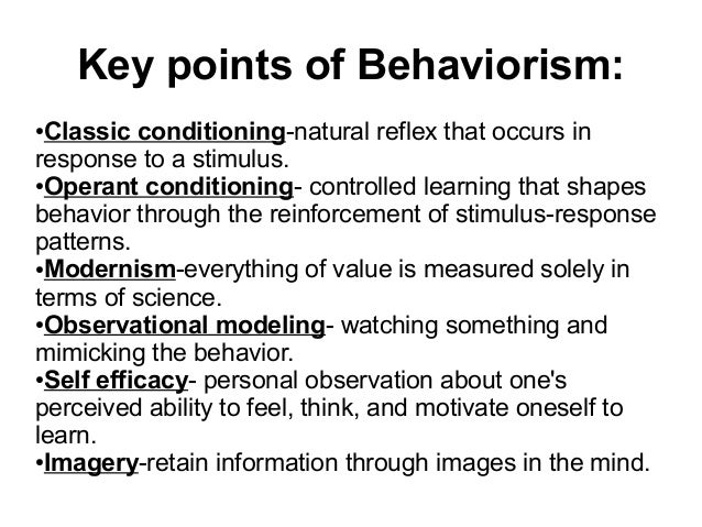 Behaviorism power point