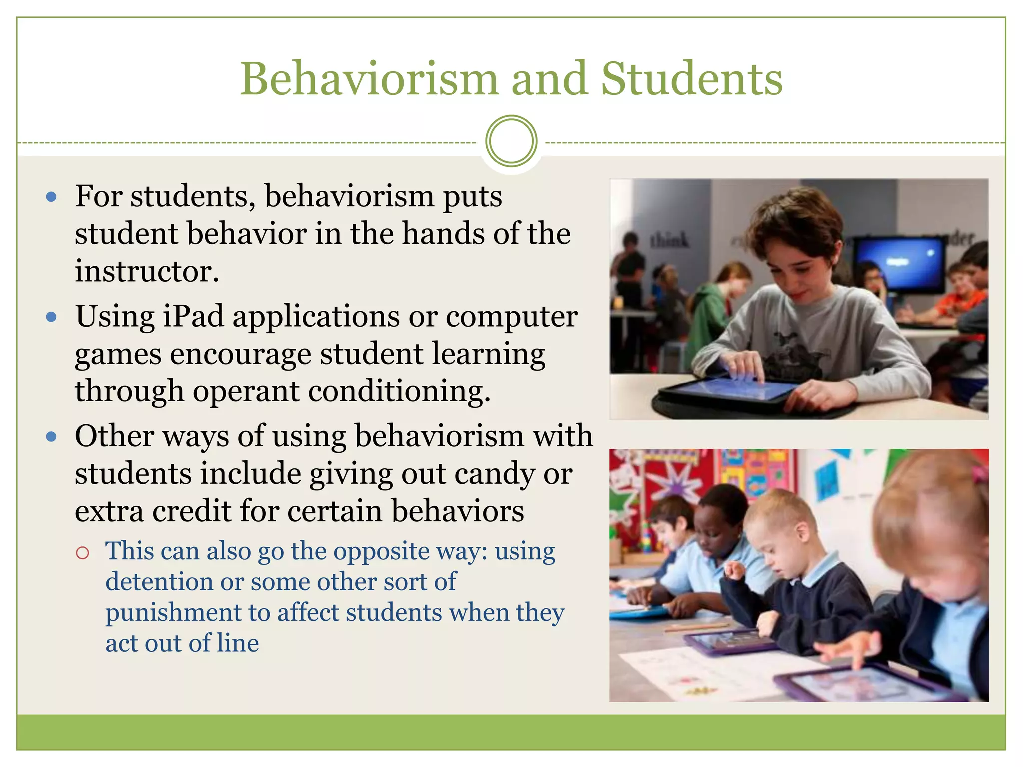 Behaviorism presentation | PPTX