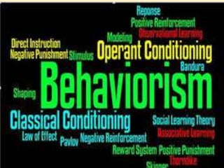 Behaviorism theory | PPTX