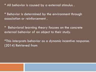 the Behaviorism concepts Theory ppt.pptx