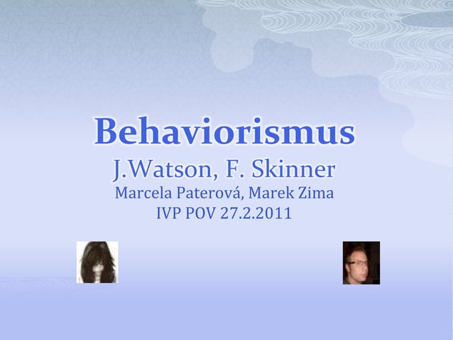 Behaviorismus | PPTX