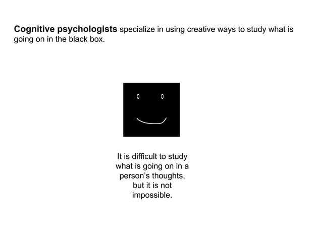 Behaviorism vs cognitive black box | PPS | Science