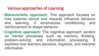 Behavioristic Approach to Learning.pptx