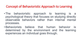Behavioristic Approach to Learning.pptx