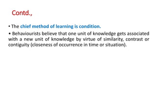 Behavioristic Approach to Learning.pptx