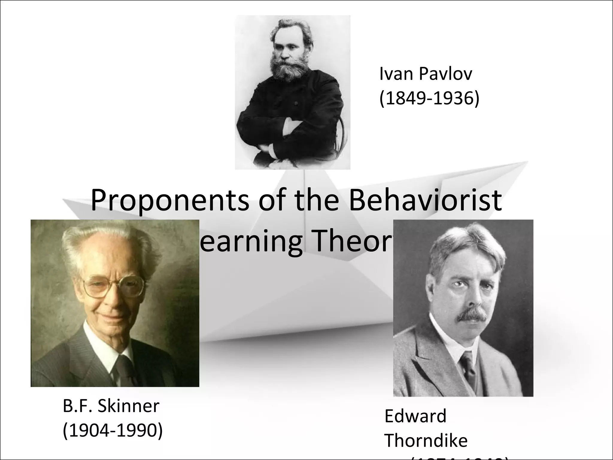 Behaviorist learning theories | PPT | Zoos & Aquariums | Attractions
