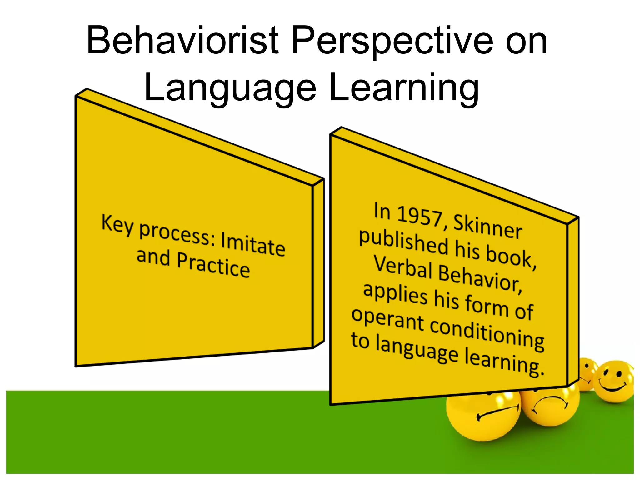 Behaviorist perspective ppt | PPT