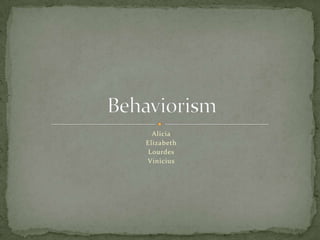 Behaviorist theory | PPTX