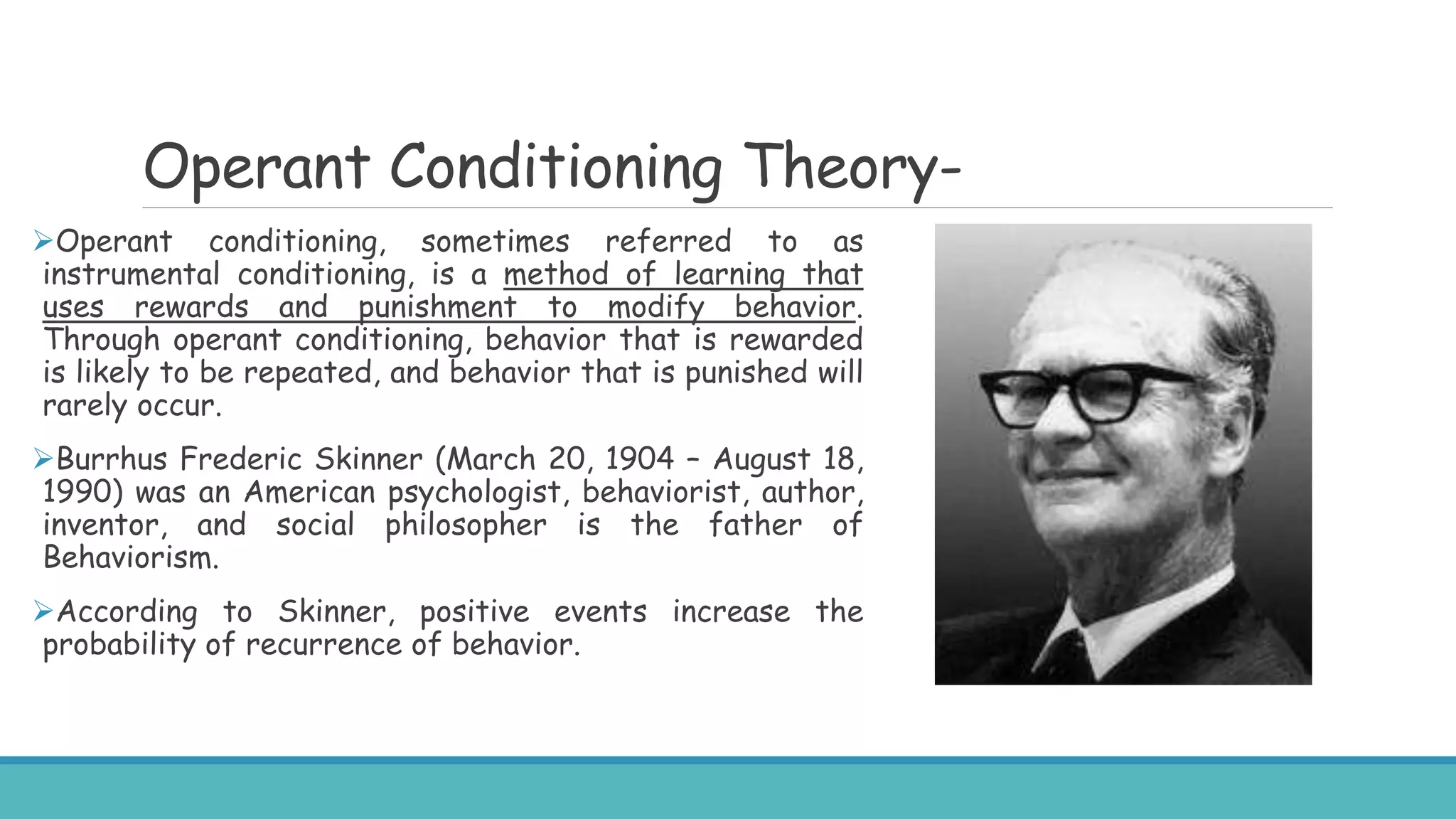 Behaviorist Theory by Pavlov and Skinner.pptx
