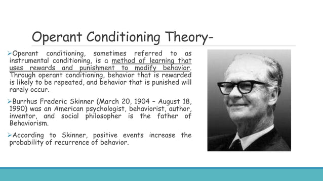 Behaviorist Theory by Pavlov and Skinner.pptx | Dogs | Pets