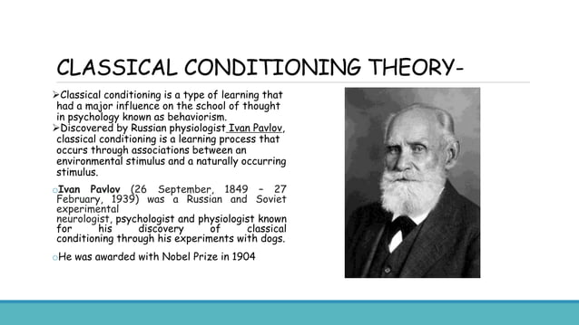 Behaviorist Theory by Pavlov and Skinner.pptx | Dogs | Pets
