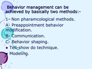 Behavior management | PPT