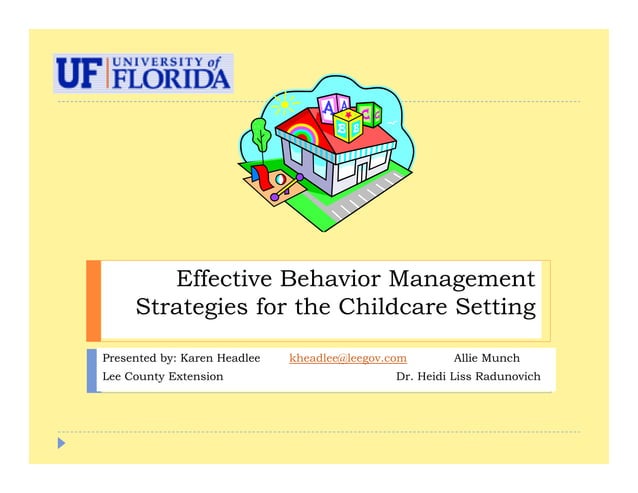Behavior management childcare_training (1) | PDF | Parenting Babies and ...