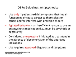 2018: Behavior management of dementia handout | PPT