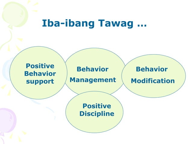Behavior Management Of Special Children | PPT